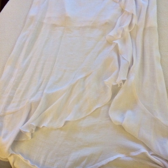 by & by | Skirts | Nwot By By White Hilo Wrap Skirt S Junior | Poshmark